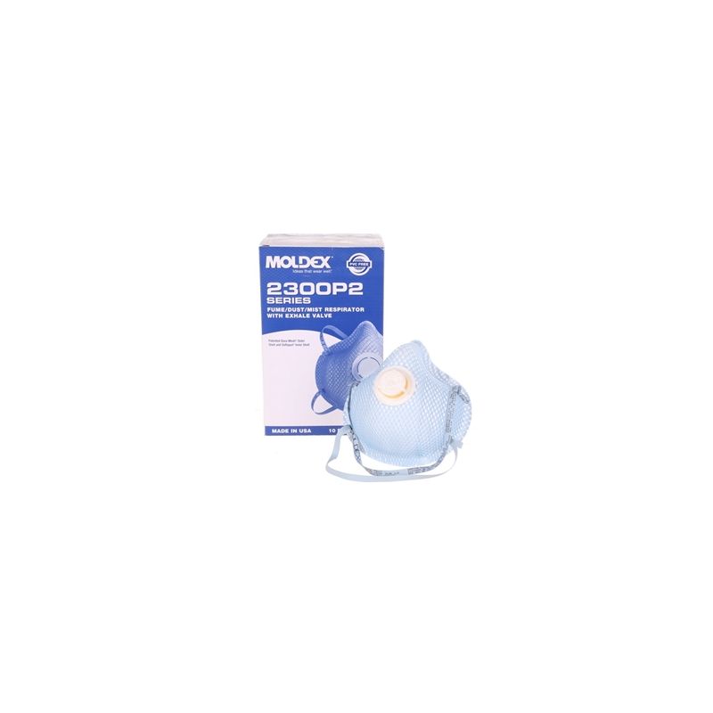 Particulate 2300N Series with Valve Respirator P2 Moldex Med/Large ...
