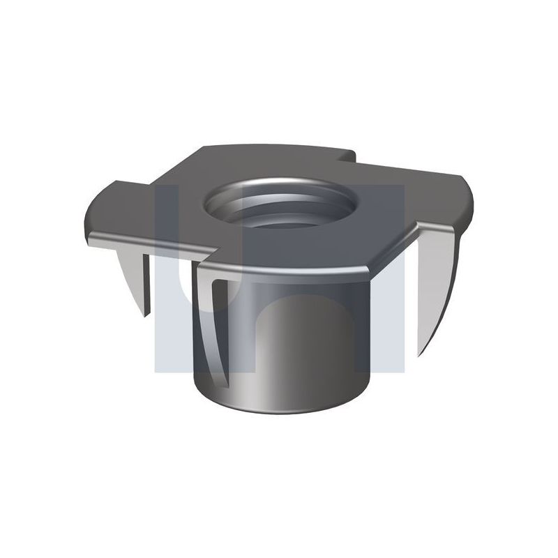 4 Prong Tee Nut ZP 6 - 6MZP4PTN| Konnect Fastening Systems