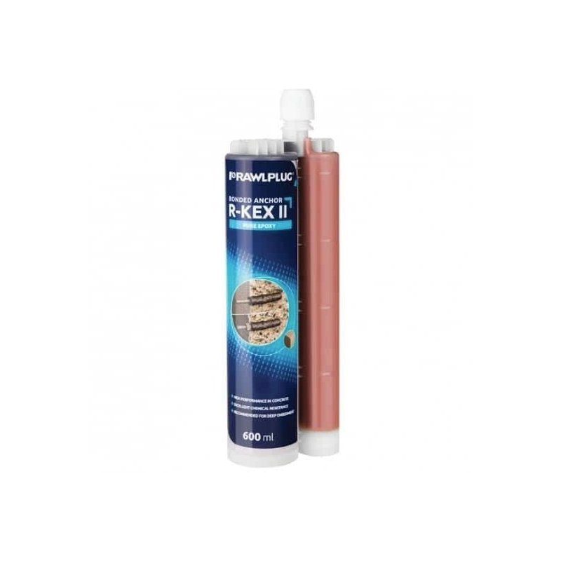 Rawlplug R-KEX II Pure Epoxy Resin 600ml CL:9 UN: 3077 - R-KEX-II-600 ...