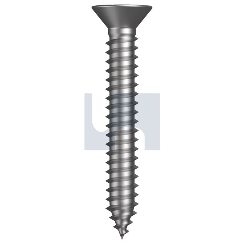Countersunk Head Cross Recess Self Tapping Screw ZP 12Gx2.1/2 - 12X2 ...
