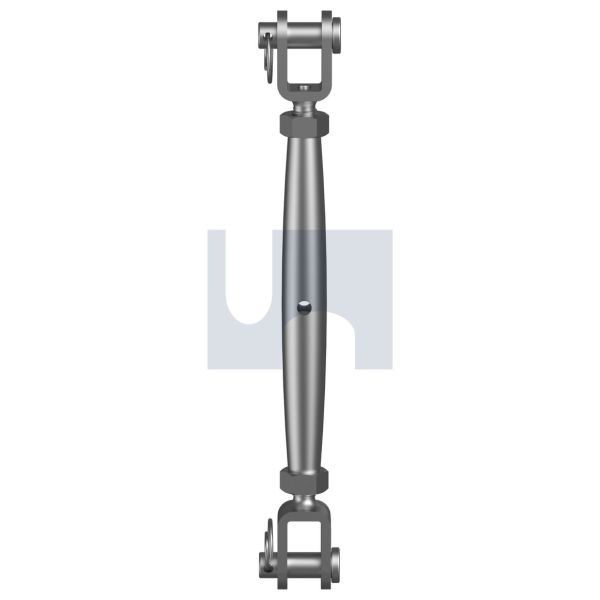 Jaw/Jaw Pipe Turnbuckle G316/A4 SS with Lock Nut 5 - 5MG316PTBJJ ...