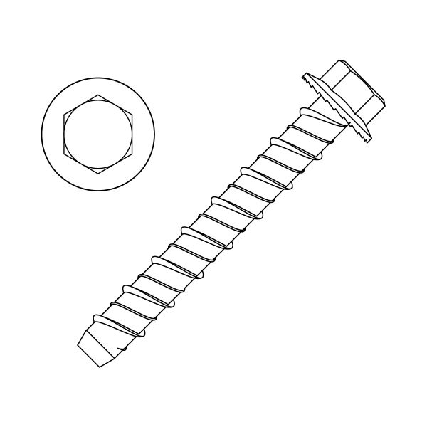 Powers Blue Tip Screwbolt Hex Head Zinc M16x150mm - BT16150| Konnect ...