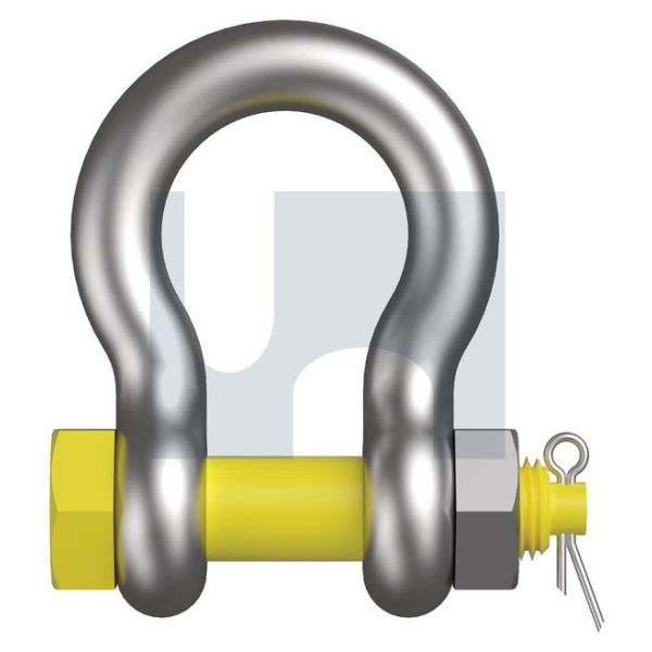 Bow Shackle Safety Pin Grade S/HEC2741 HDG WLL 55.0T/63mm - ULSHGSGBS ...