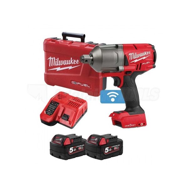 Milwaukee M18ONEFHIWF34-502C 18V Cordless FUEL ONE-KEY High Torque ...